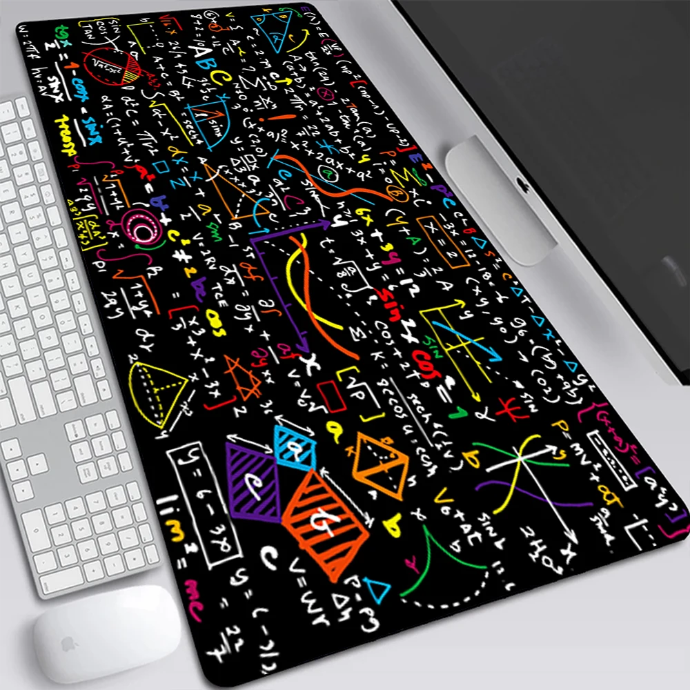 Matemática geométrica fórmula grande gaming mouse pad computador ...