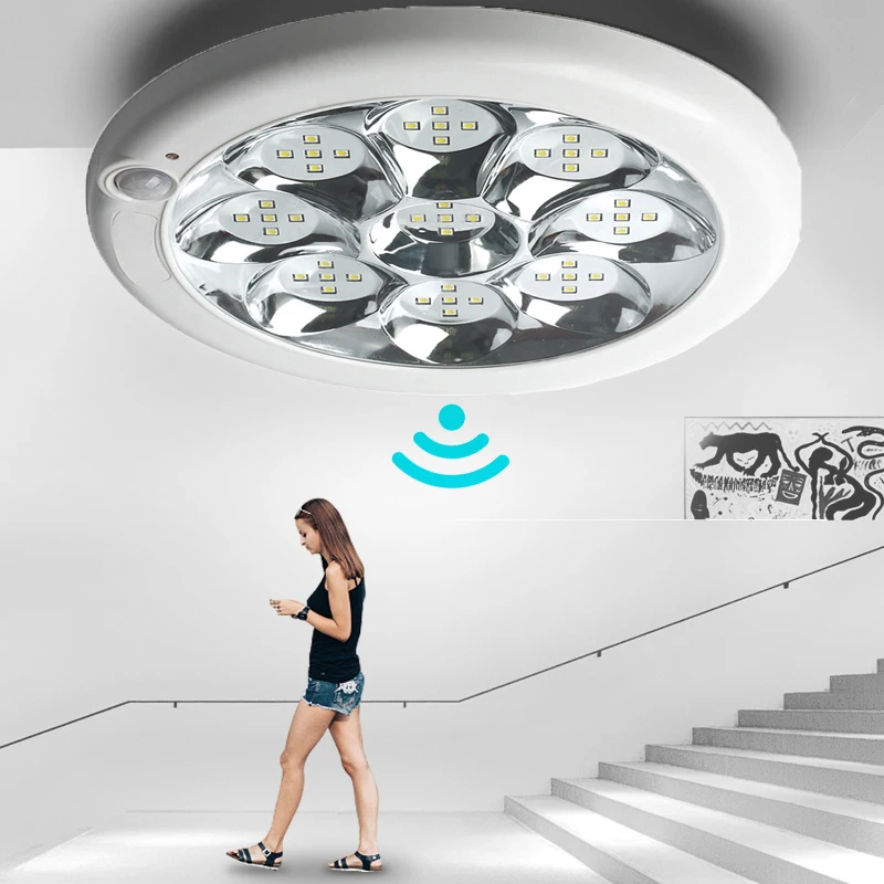 LED Ceiling Lamp PIR Motion Sensor 220V 7W 11W Cold white 6500K Mordern ...