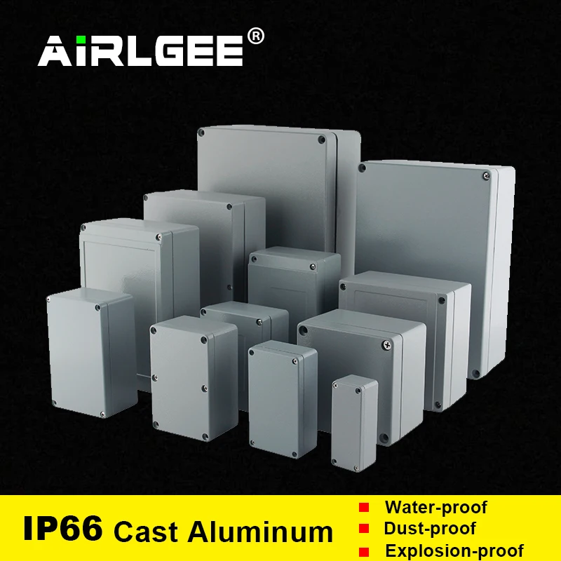 Industry IP66 Waterproof Cast Aluminum Junction Box for electronic ...