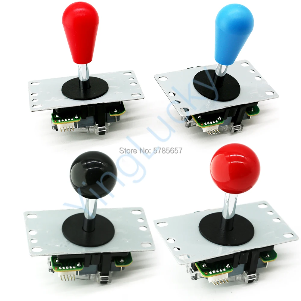 Arcade Joystick 4 - 8 Way Sanwa style Joystick with 5 pin connector For ...