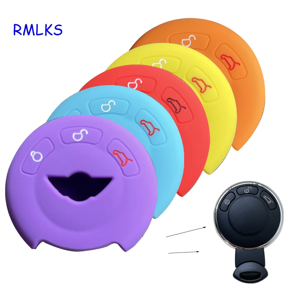 Silicone-Car-Key-Case-Cover-For-Bmw-For-Mini-Cooper-S-Roadster-R55-R56 ...