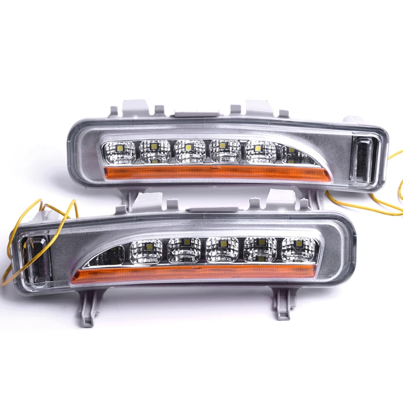 Drl 낮 실행 빛 안개 램프에 대 한 Led 포드 가장자리 2009 2014 12 V 자동차 실행 조명자동차 라이트 어셈블리