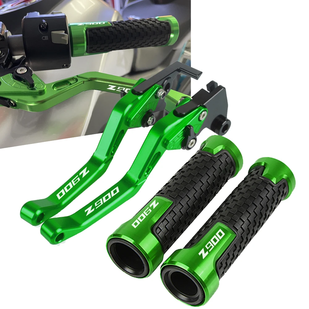 Z900 7/8'' 22MM Motorcycle Handlebar grips Handle bar Brake Clutch ...