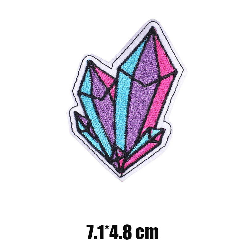 New Ins Wind Chime Feather Diamond Embroidery Patches Badges Cloth ...