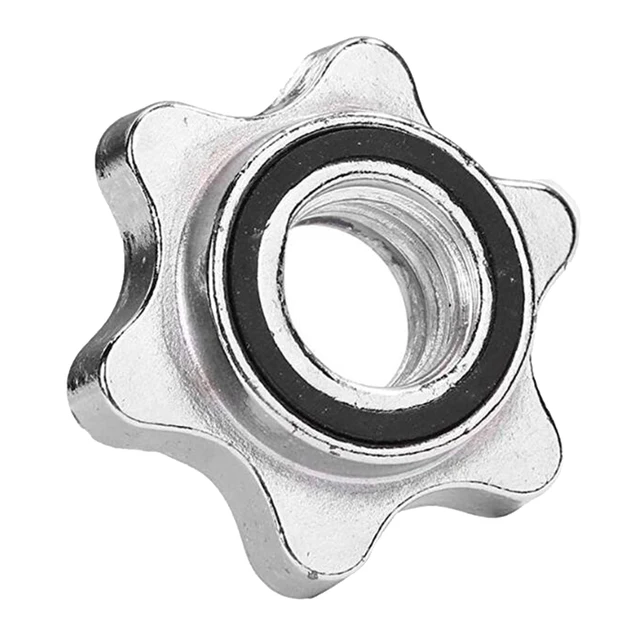 Hex Nut Anti- 25mm Standard Barbell -Lock Collars Screw Clamps Dumbell ...