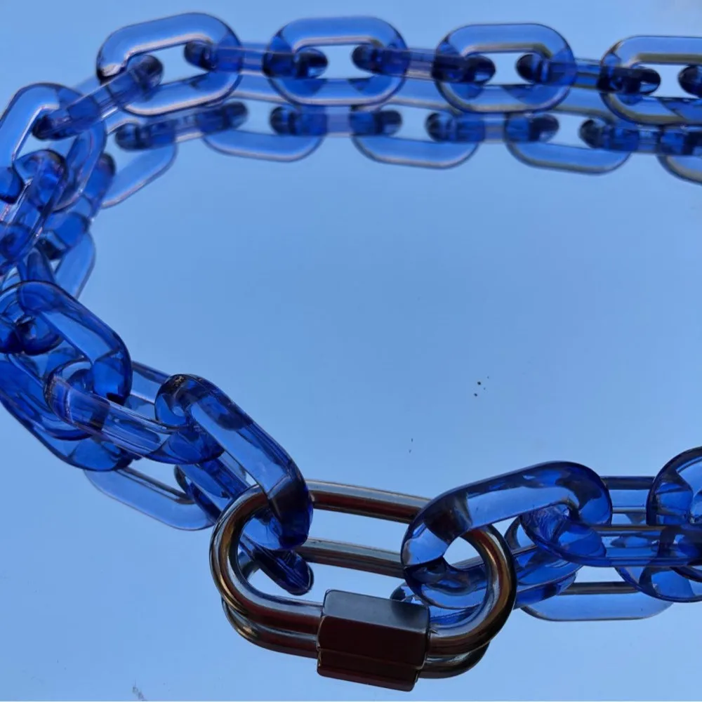 FishSheep-Acrylic-Chain-Buckle-Necklace-For-Men-Women-Punk-Transparent ...