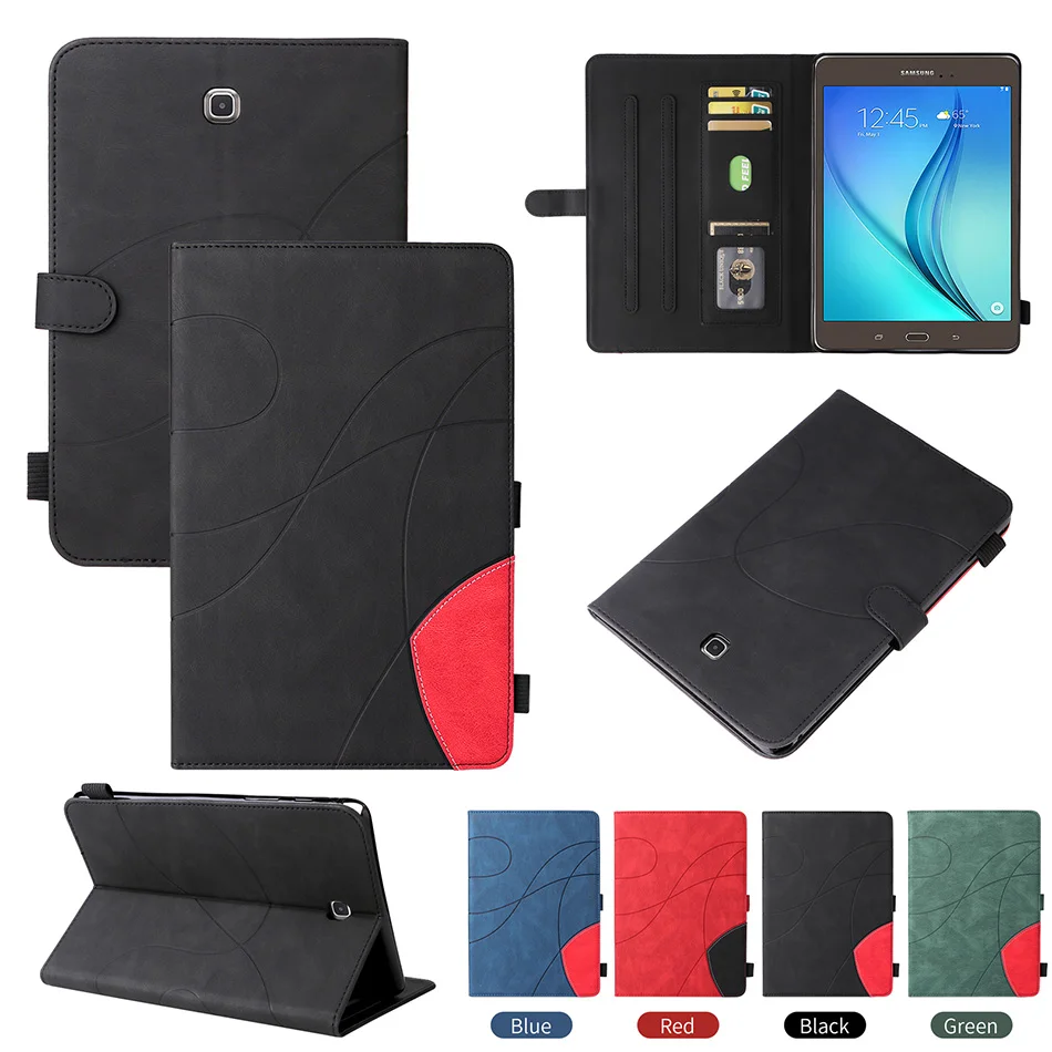 Funda de cuero PU para tableta Samsung Galaxy Tab A, 8,0 (2015), T350, T355, SM T350 de 8 ...