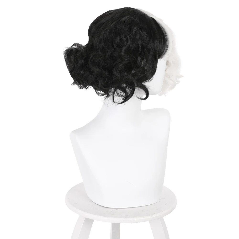 Movie Cruella De Vil Synthetic Hair Cosplay Wig - AllCosplay.com