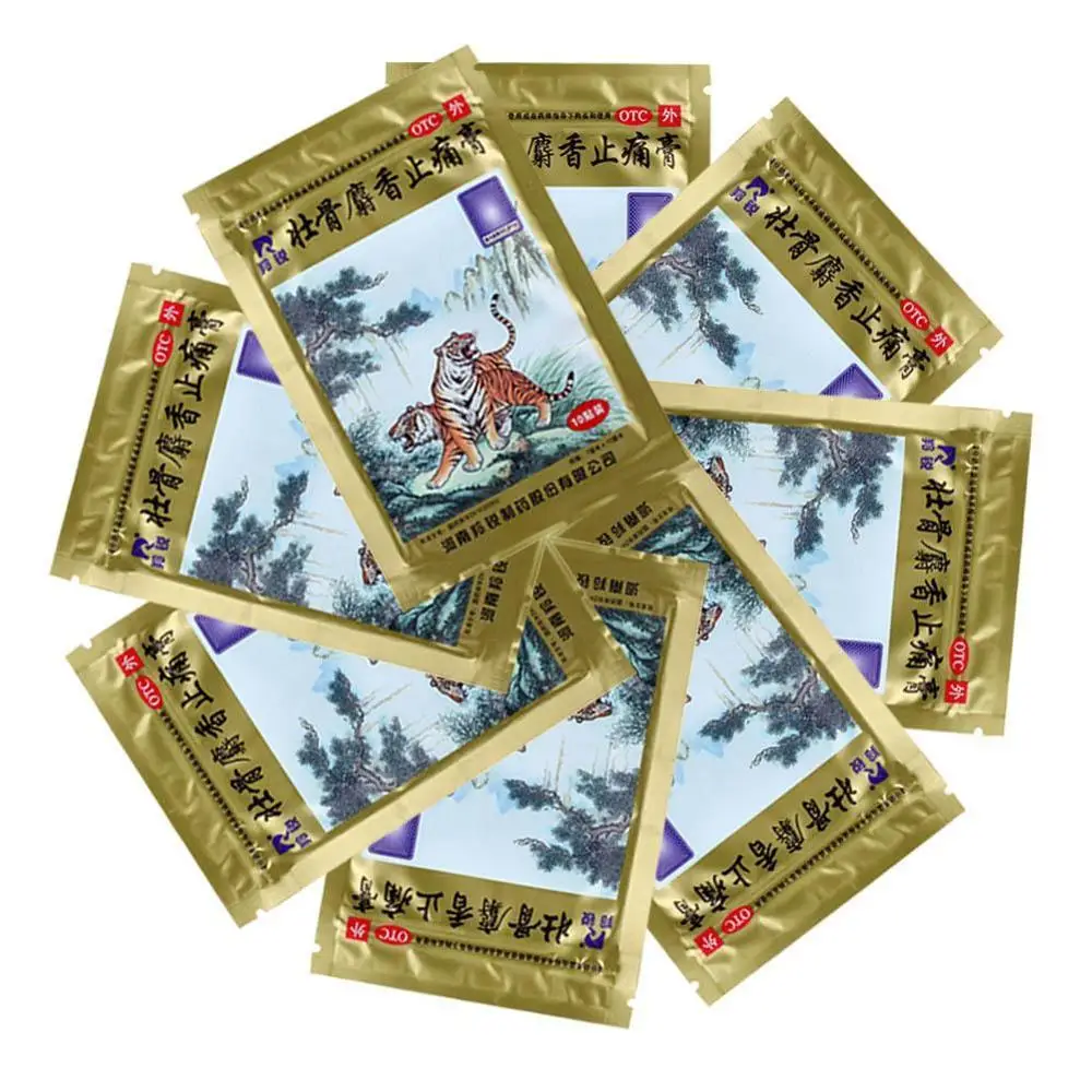 10pcs/lot Medical Patches Lingrui Musk Strengthen Bone Relieving Pain ...