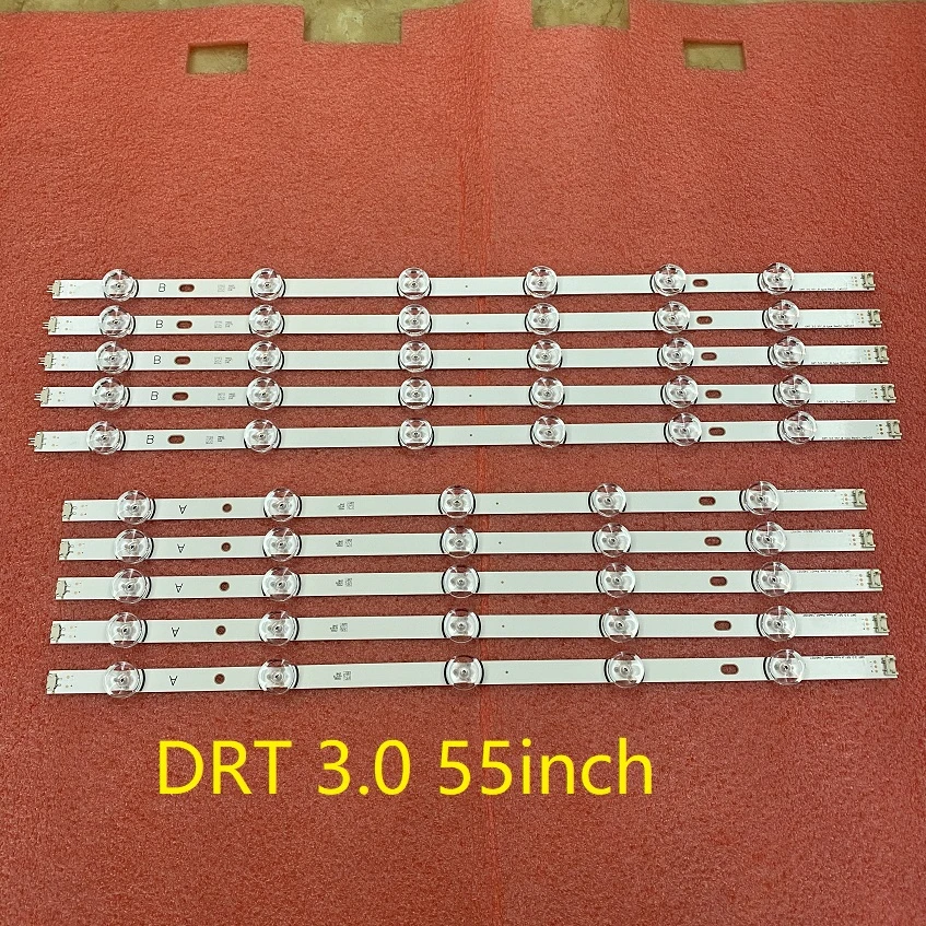 10pcs Led Bar For Lg 55lb5800 55lf580v 55lb5900 55lb6500 55lb5600 ...