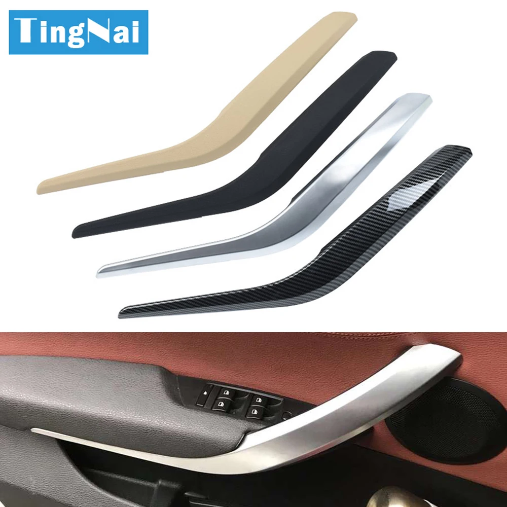 Upgraded Left Right Interior Door Pull Handle Armrest Outer Cover Trim ...