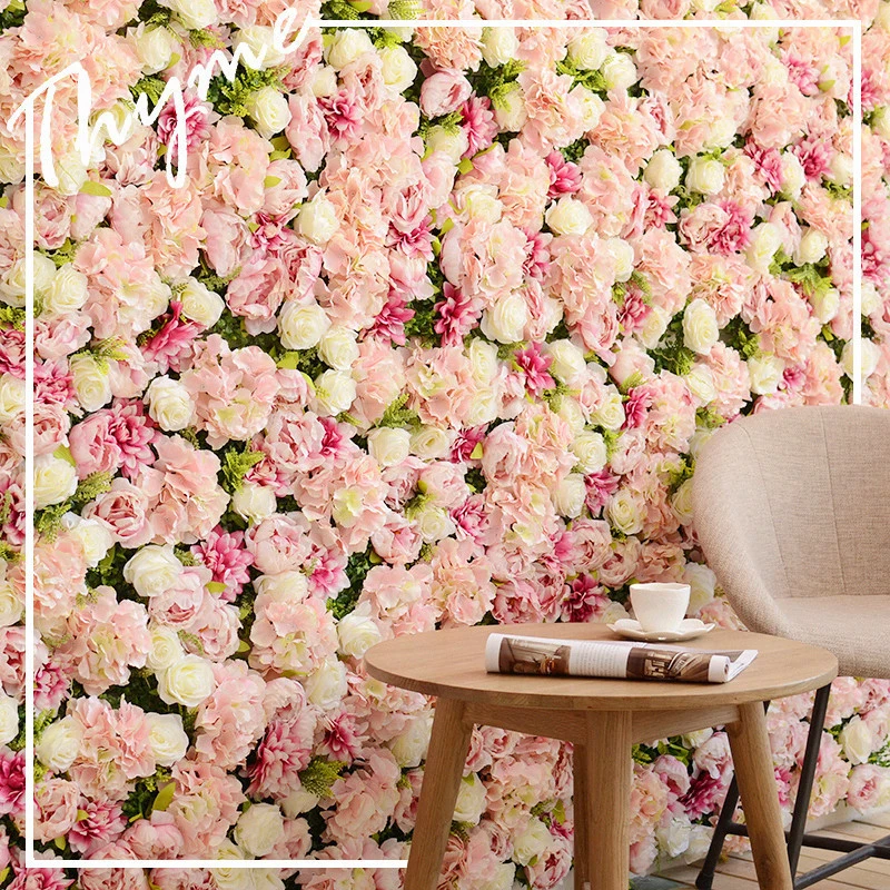 Artificial-Rose-Wall-Hydrangea-Peony-Background-Wall-Home-Shooting ...