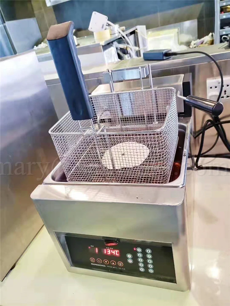 Intelligent Commercial Electric Deep Auto Lift-up Fryer with 12L Oil ...