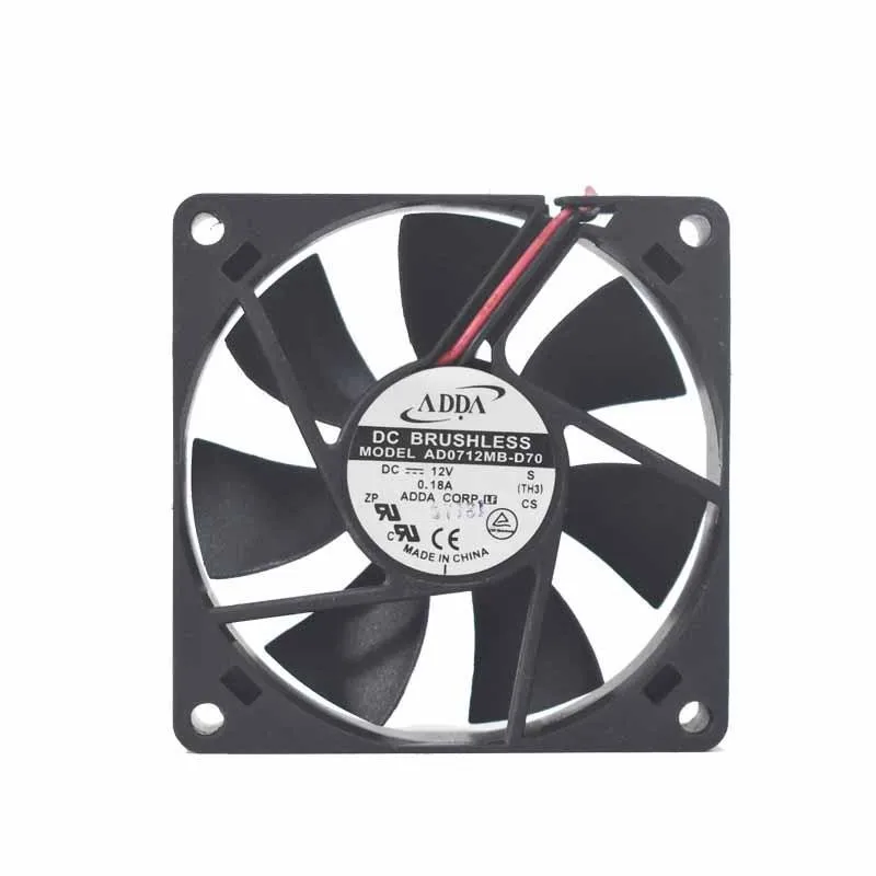 original AD0712MB-D70 12V 0.18A 7cm 7015 chassis power fan - Onestopfan.com