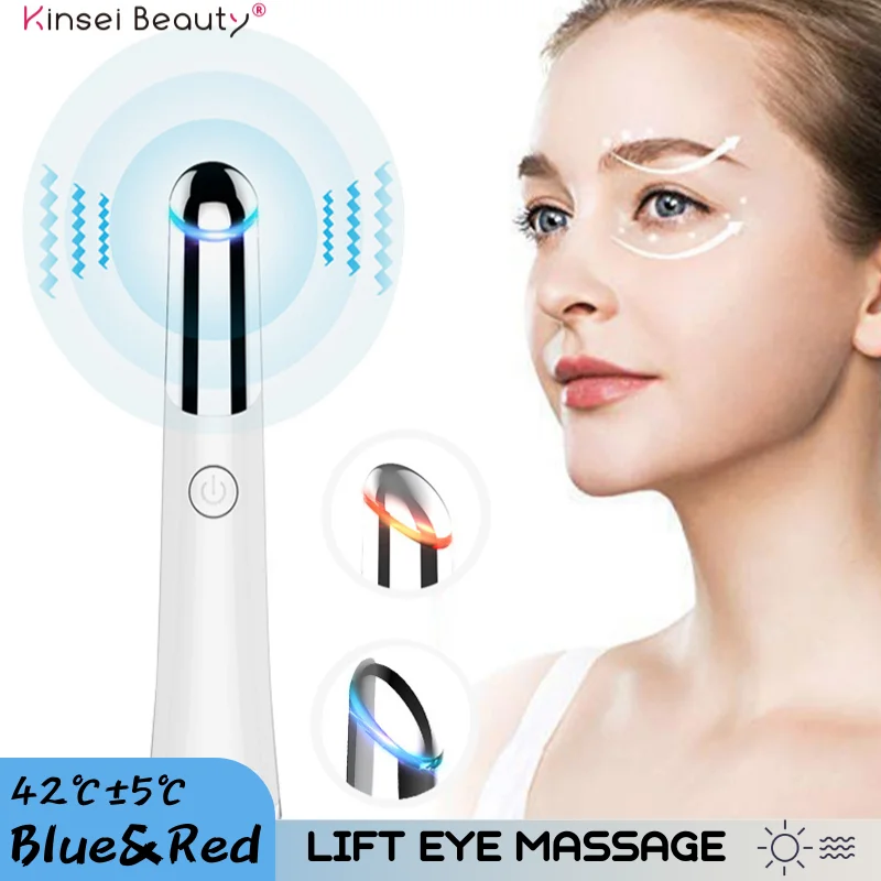 Wrinkle Remover Heated Sonic Eye Massager Pen Remove Wrinkle Anti aging ...
