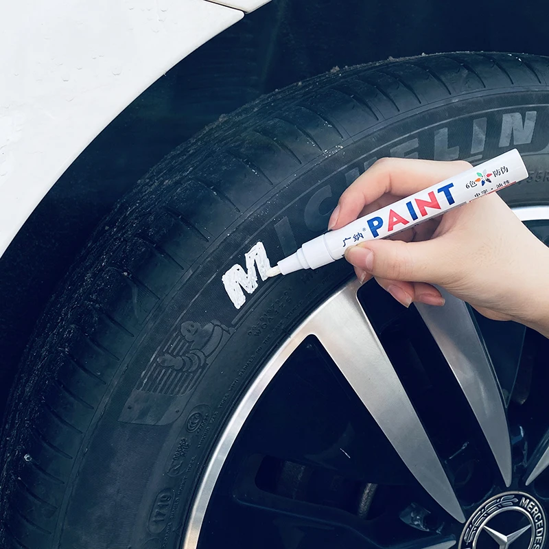 6-Colors-Waterproof-Rubber-Permanent-Paint-Marker-Pen-Car-Tyre-Tread ...
