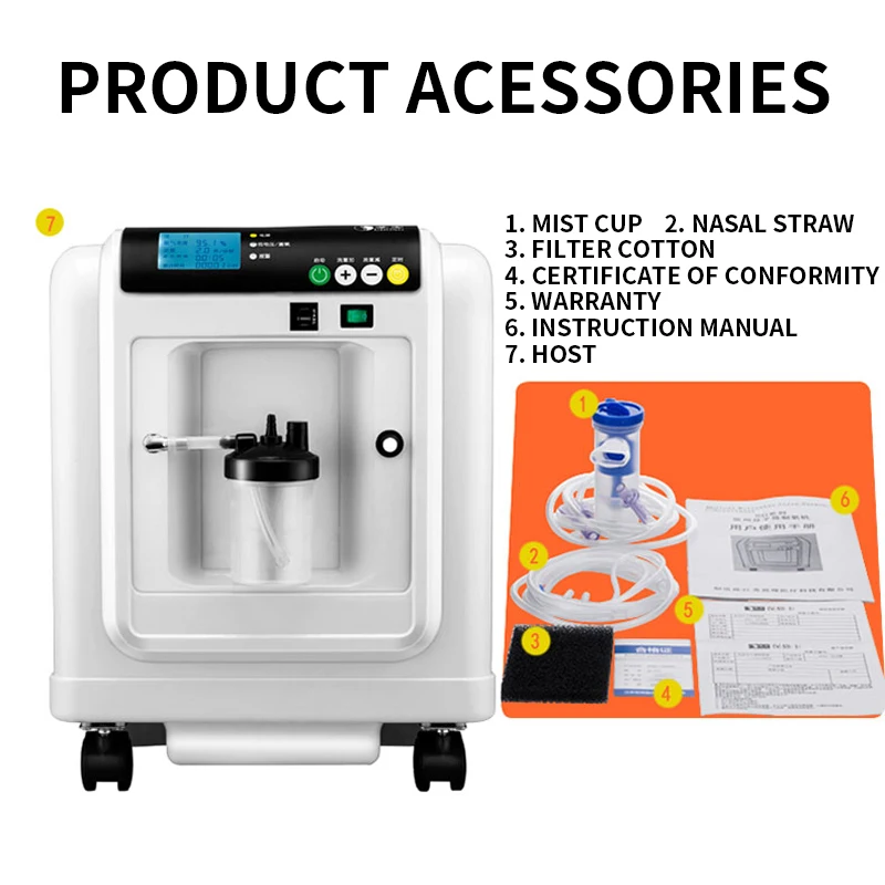 English version Oxygen generator home oxygen machine elderly medical ...