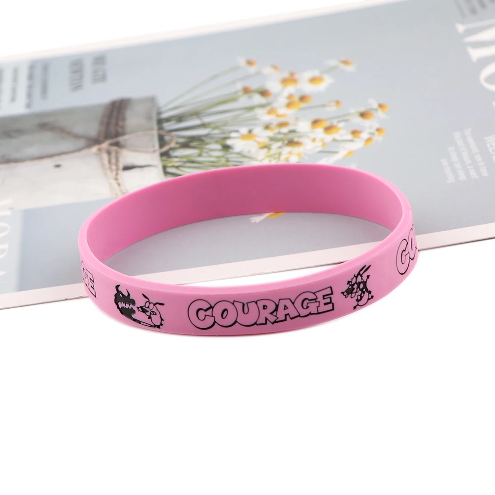 Pink Silicone Bracelet