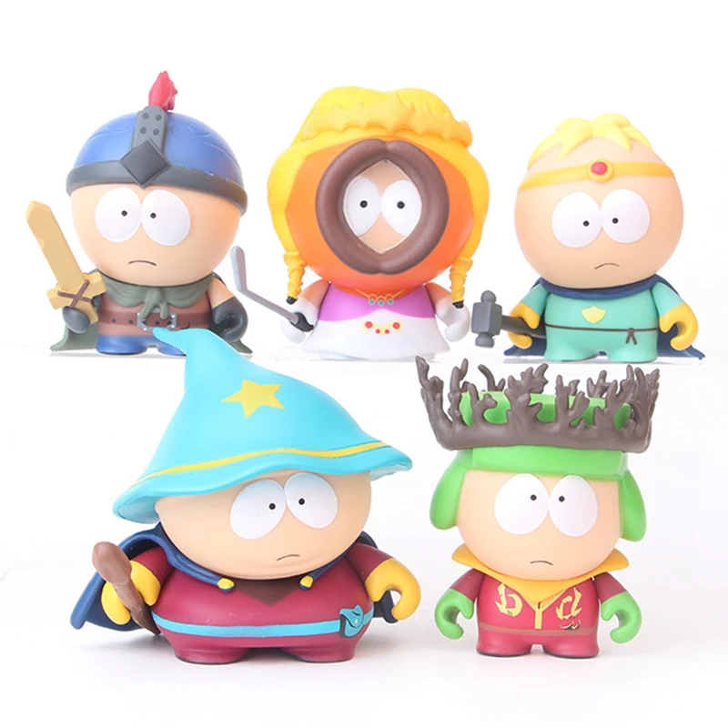 5pcs/set Southern Park Stan Kyle Kenny Cartman Anime Pvc Action Figure ...