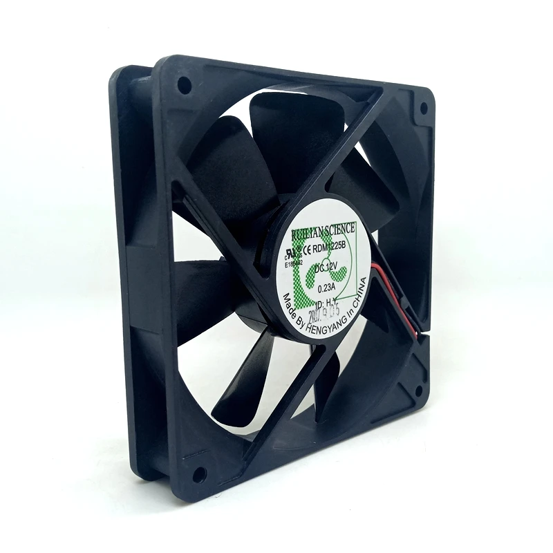 120mm fan New 12025 fan rdm1225b 12V computer power supply chassis ...