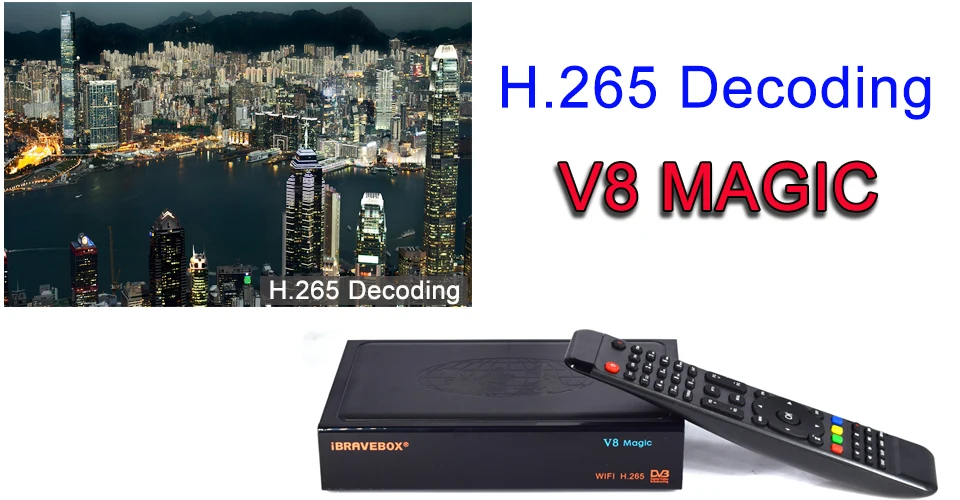 Built-wifi DVB S2 Satellite decoder 1080P HD Set-top Box DVB-S/S2 M3U ...