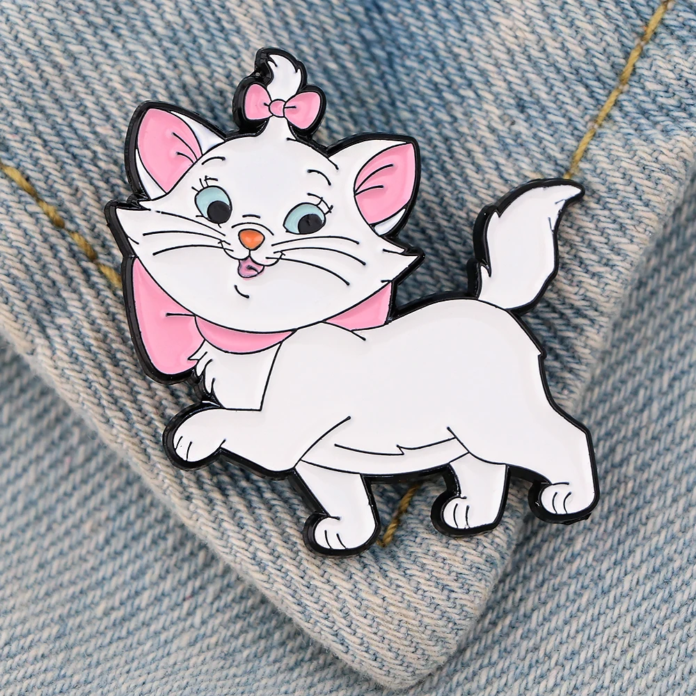 LT1236-Marie-Cat-Cute-Enamel-Pin-Movie-Brooches-Bag-Lapel-Pins-Cartoon ...