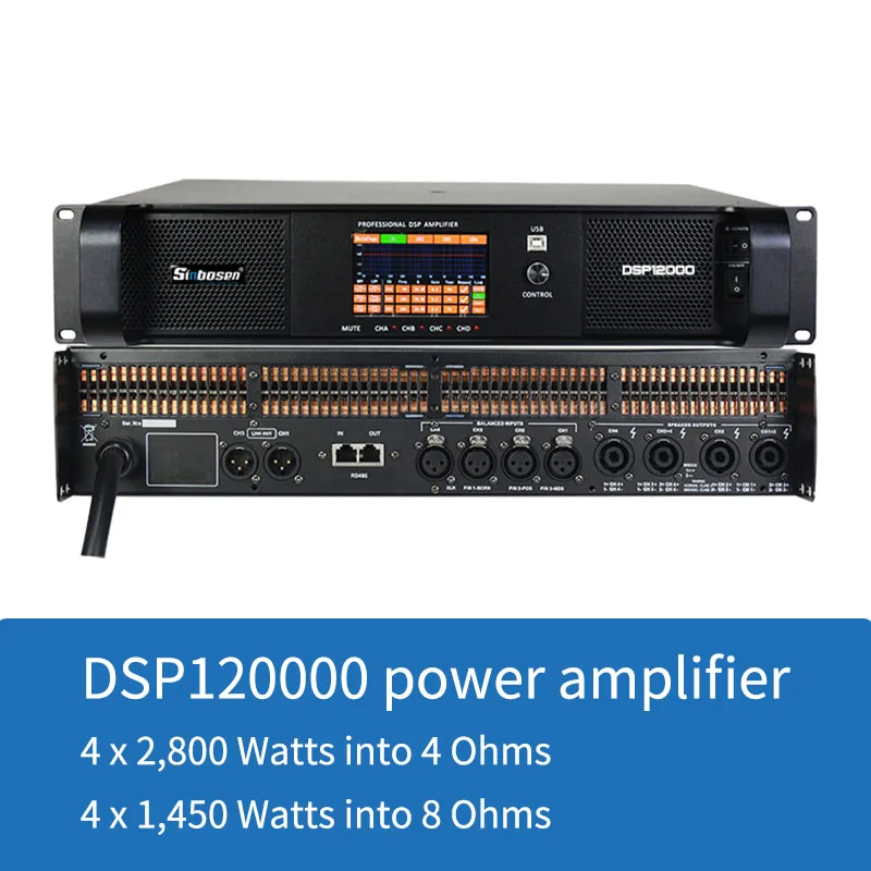Remote Control DSP-12000Q 2800w power amplifier profesional audio,Dsp ...