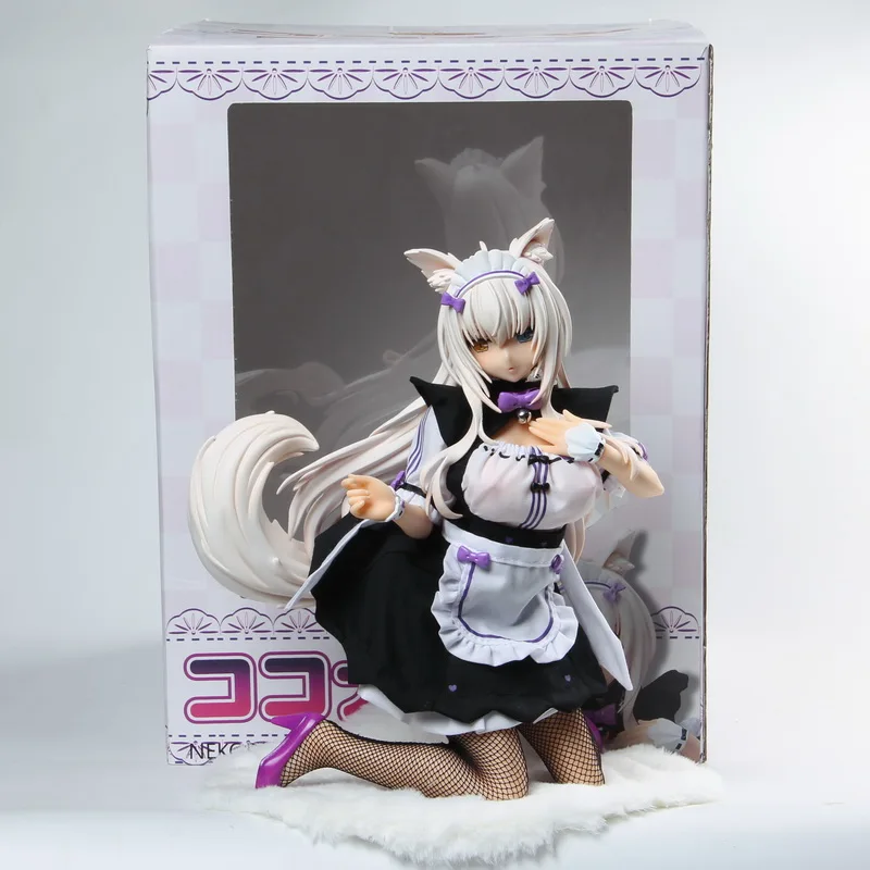 27cm 1/4 Scale Native BINDING NEKOPARA Azuki Coconut PVC Action Figure ...
