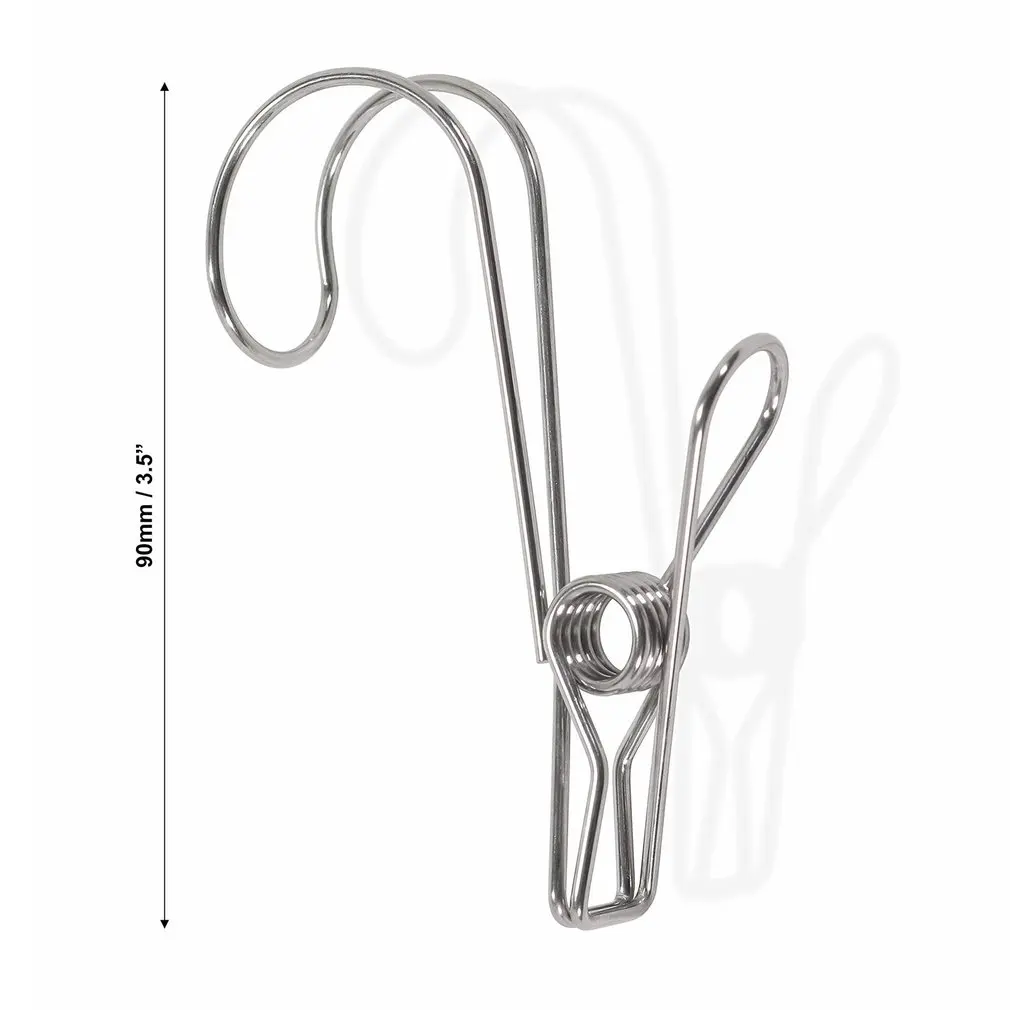 Pince à linge,Pinces à vêtements en acier inoxydable, 4 pièces ...