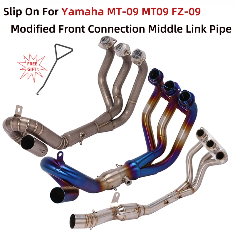 Slip-On-For-Yamaha-MT-09-FZ-09-Full-System-Motorcycle-Exhaust-Escape ...