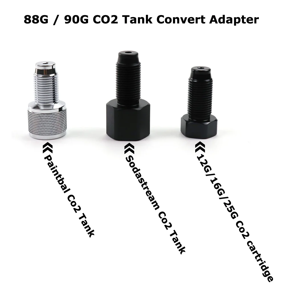 New-Co2-Cartridge-Cylinder-to-88G-90G-CO2-Cartridge-Thread-Adapter ...