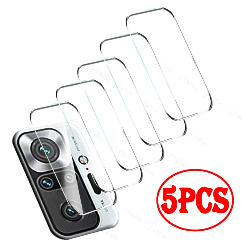 5PCS Tempered Glass on Redmi Note 10 Pro Max 10s 9T Protector Camera ...