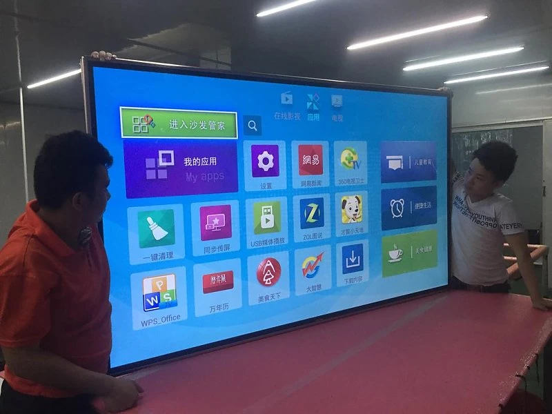 Large Big Screen 80 90 100'' Inch Lcd 4k Monitor And Wifi Tv Smart ...