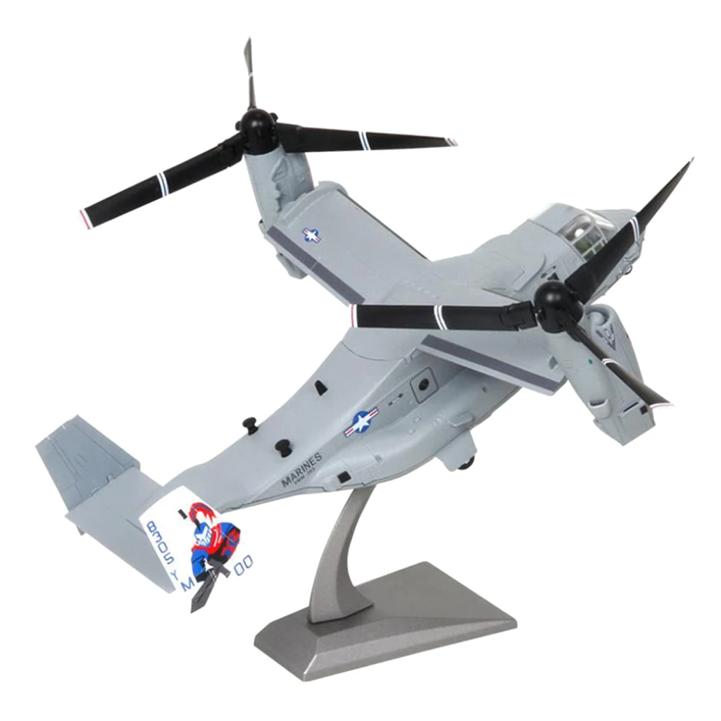 Modern 1/72 Scale American Bell V 22 Rotorcraft Plane Model Playset ...