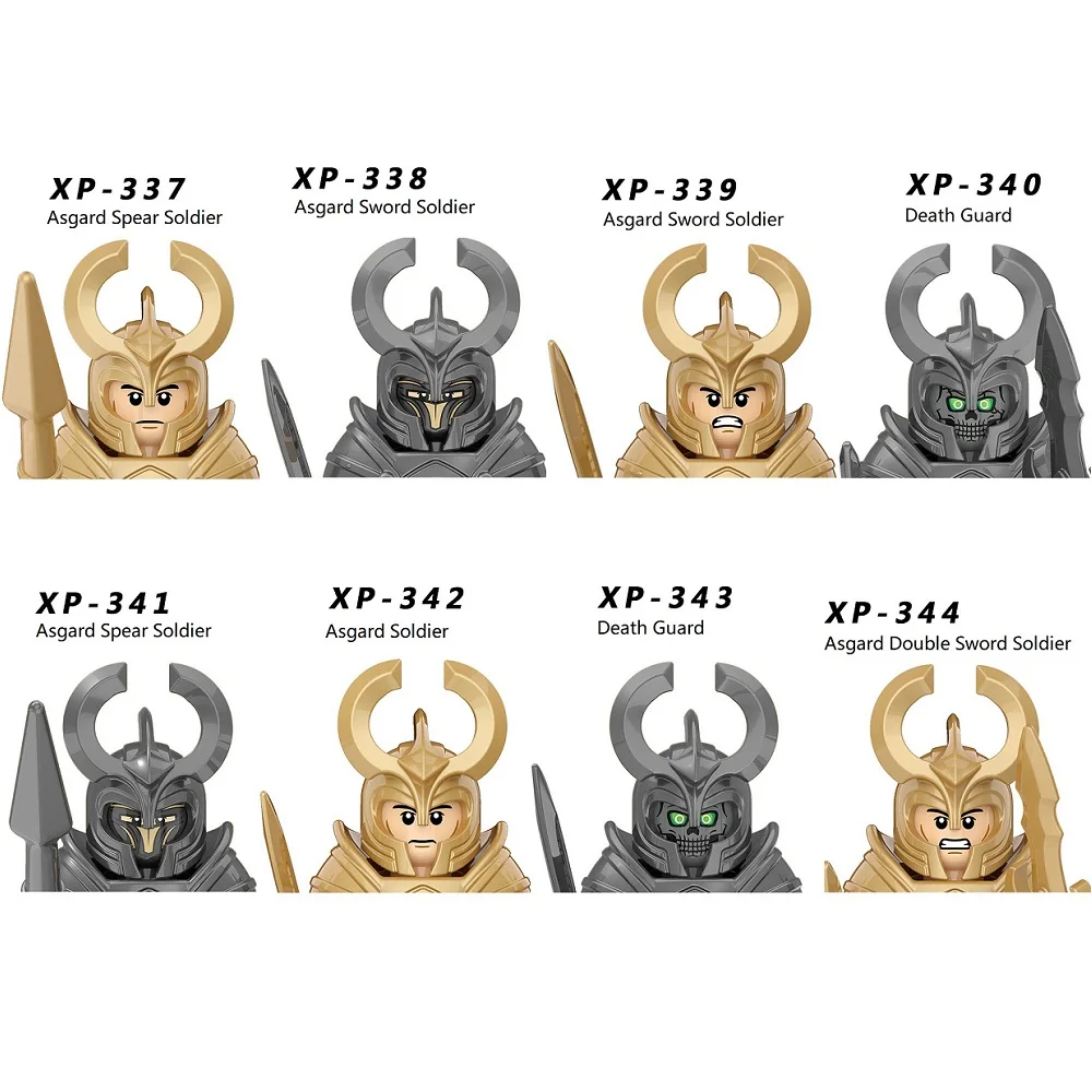 Norse Mythology Odin Thor Asgard Spear Double Sword Soldier Death Guard ...