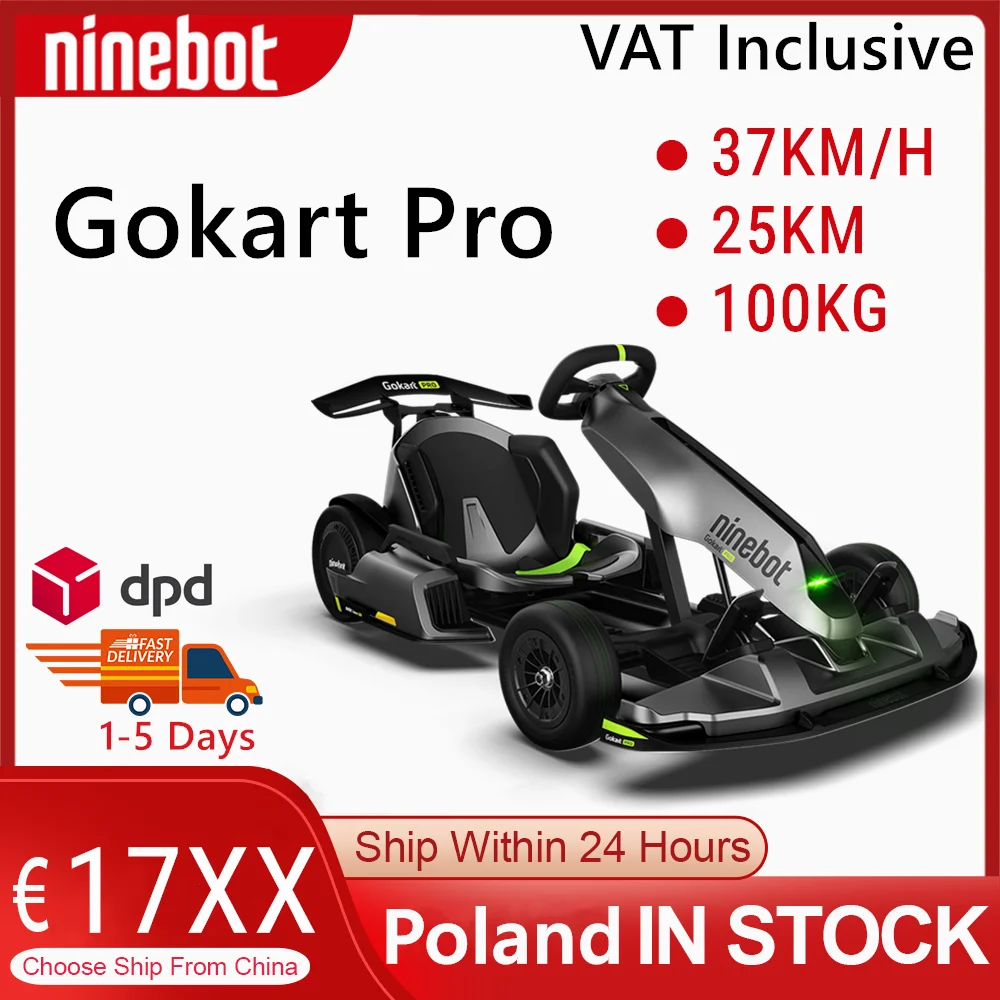 EU Stock Original Ninebot Gokart Pro 4800W Motor Ninebot Self Balance ...