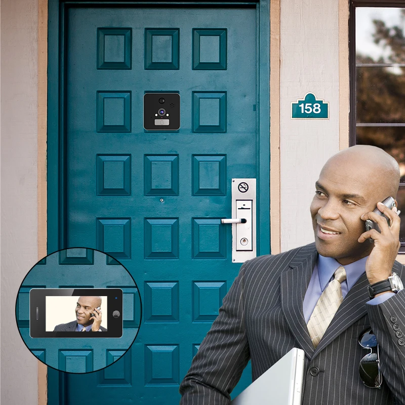 720P Wireless WIFI Doorbell Motion Detection Video Door Phone ...