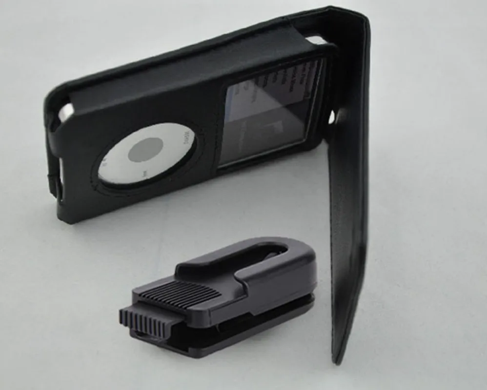 Black-PU-Leather-Flip-Case-Cover-For-Apple-iPod-Classic-6th-Gen-Later ...