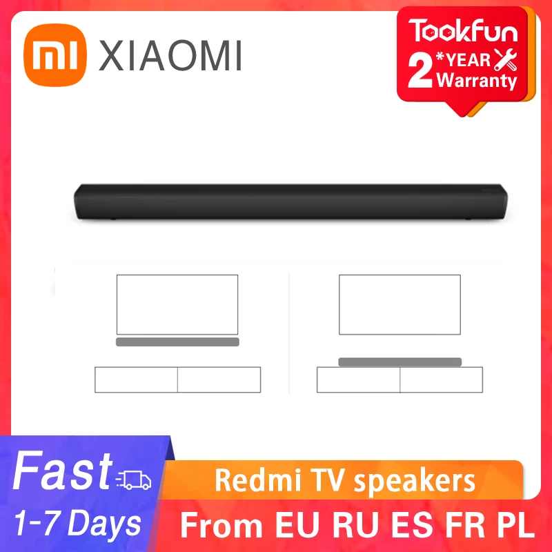 New Xiaomi Redmi Sound Bar Tv Speaker 30w Bluetooth 5.0 Pc Theater Aux ...