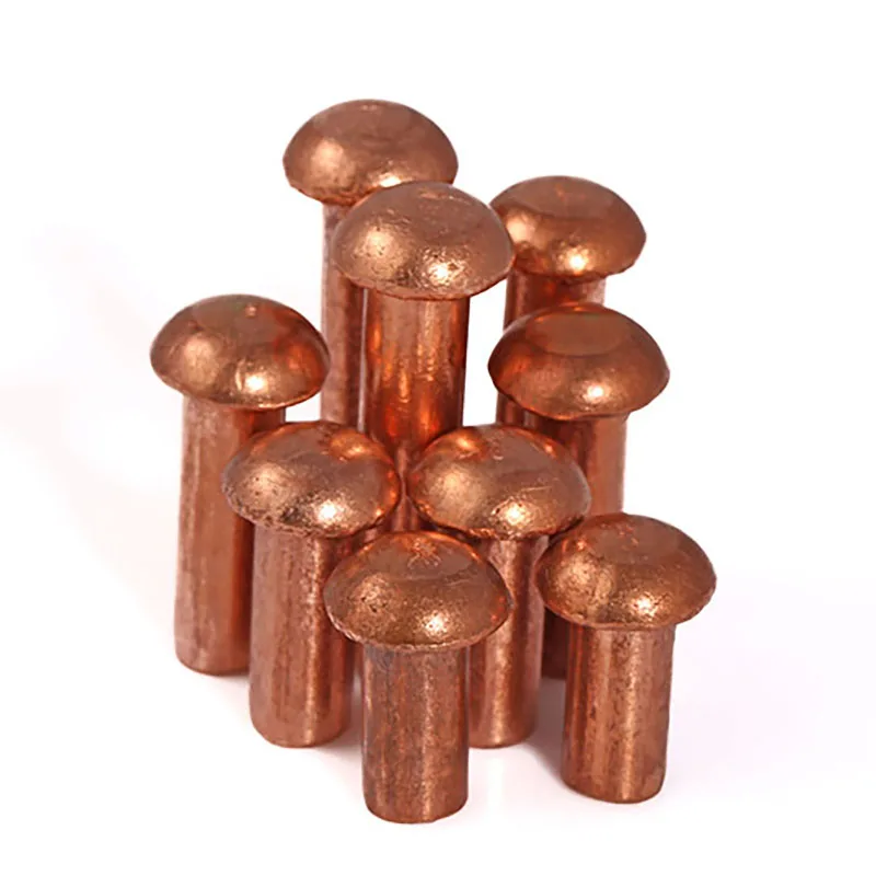 Pan Head Rivets Solid Copper Round Head Rivet Fasteners M5