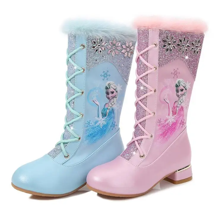 Frozen Girl Boots | Princess Shoes | Elsas Boots | Snow Boots | High ...