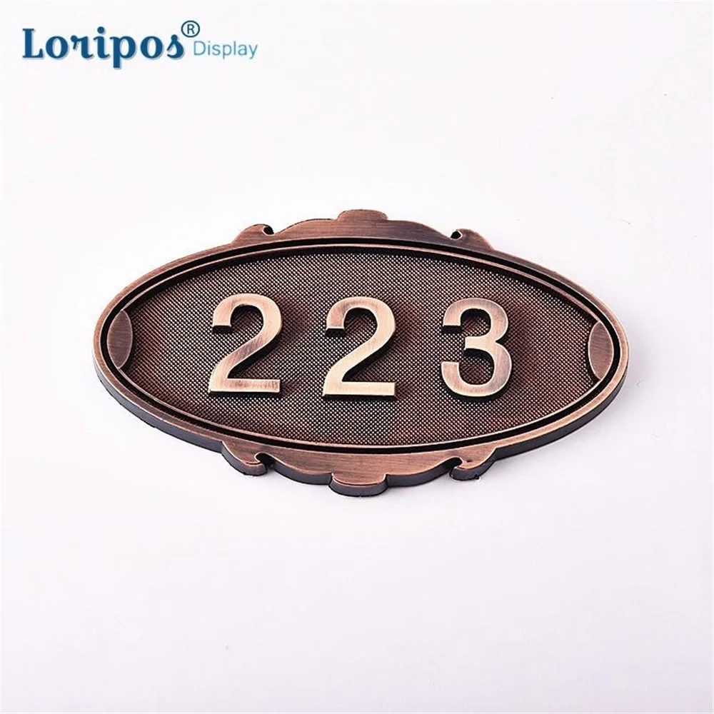 Hotel Room Sign Personlized Door Number Wall Mounted Signage European ...