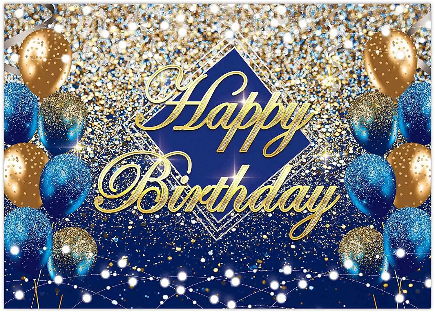 Royal Blue And Silver Background