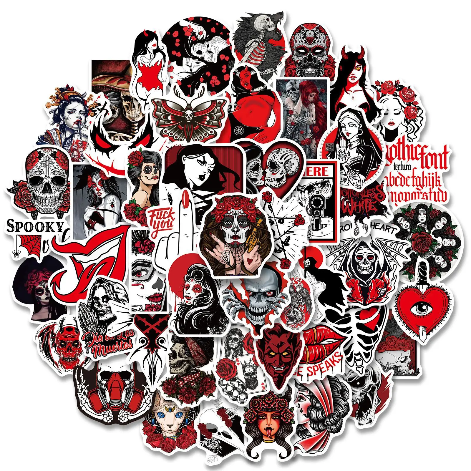 Gothic Graffiti Sticker | Stickers Sticker Punk | Stickers Punk Gothic ...