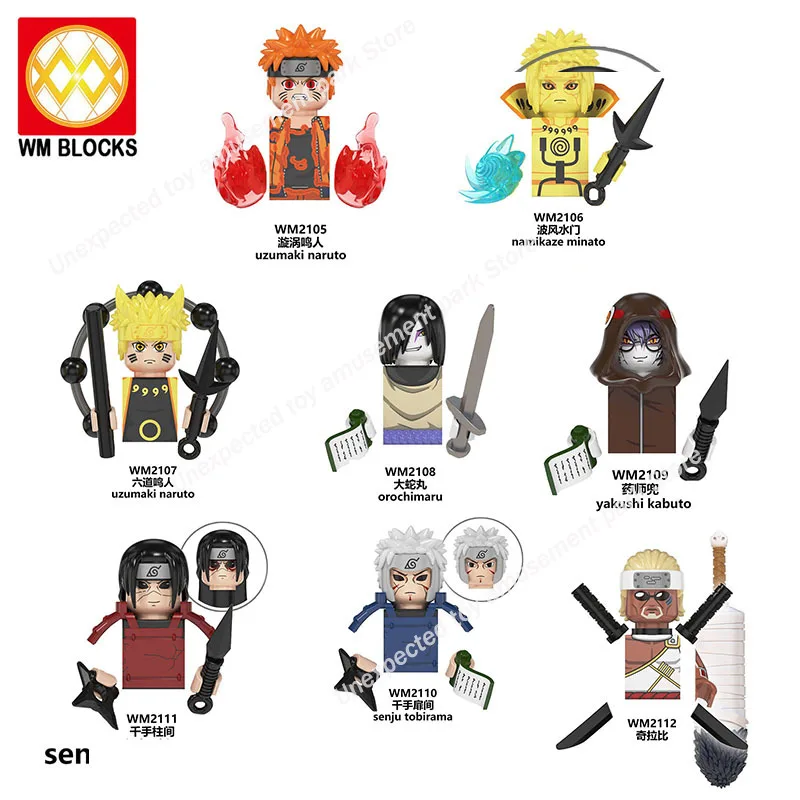 WM6108 Single Sale Naruto blocks Building Blocks Toys Anime cartoon ...