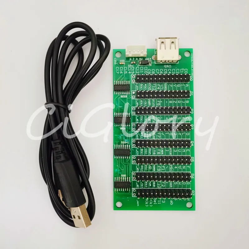 Módulo de teclado HID USB, Chip Scanning, CH9328, 104 chaves|Peças e ...