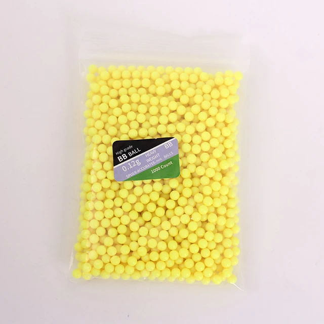 Airsoft 1000 Rounds 0,12g BB Strikeball 6mm Paintball Slingshot bala ...