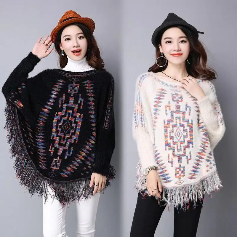 Winter-Poncho-Woman-Women-Cape-Cloak-Warm-Ponchos-and-Capes-Womens-Cape ...