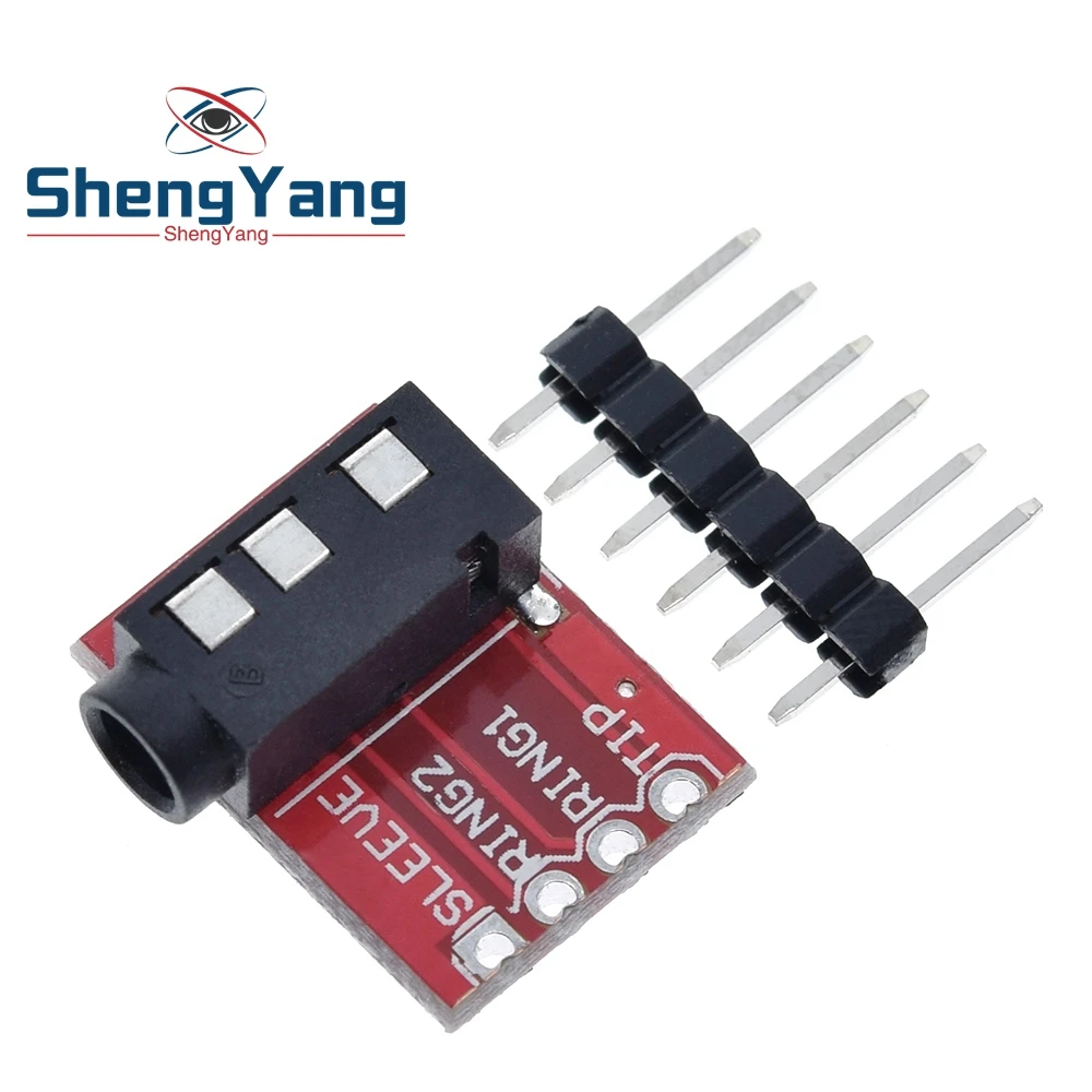 TZT-TRRS-3-5mm-Jack-Breakout-Headphone-audio-video-MP3-Block-Interface ...