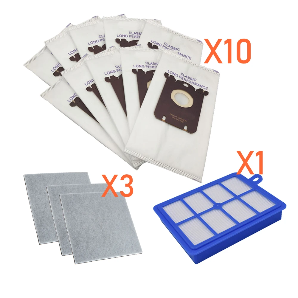 Replacement Dust Bags H12 HEPA Filters Bag for Philips FC9150 FC9174 ...